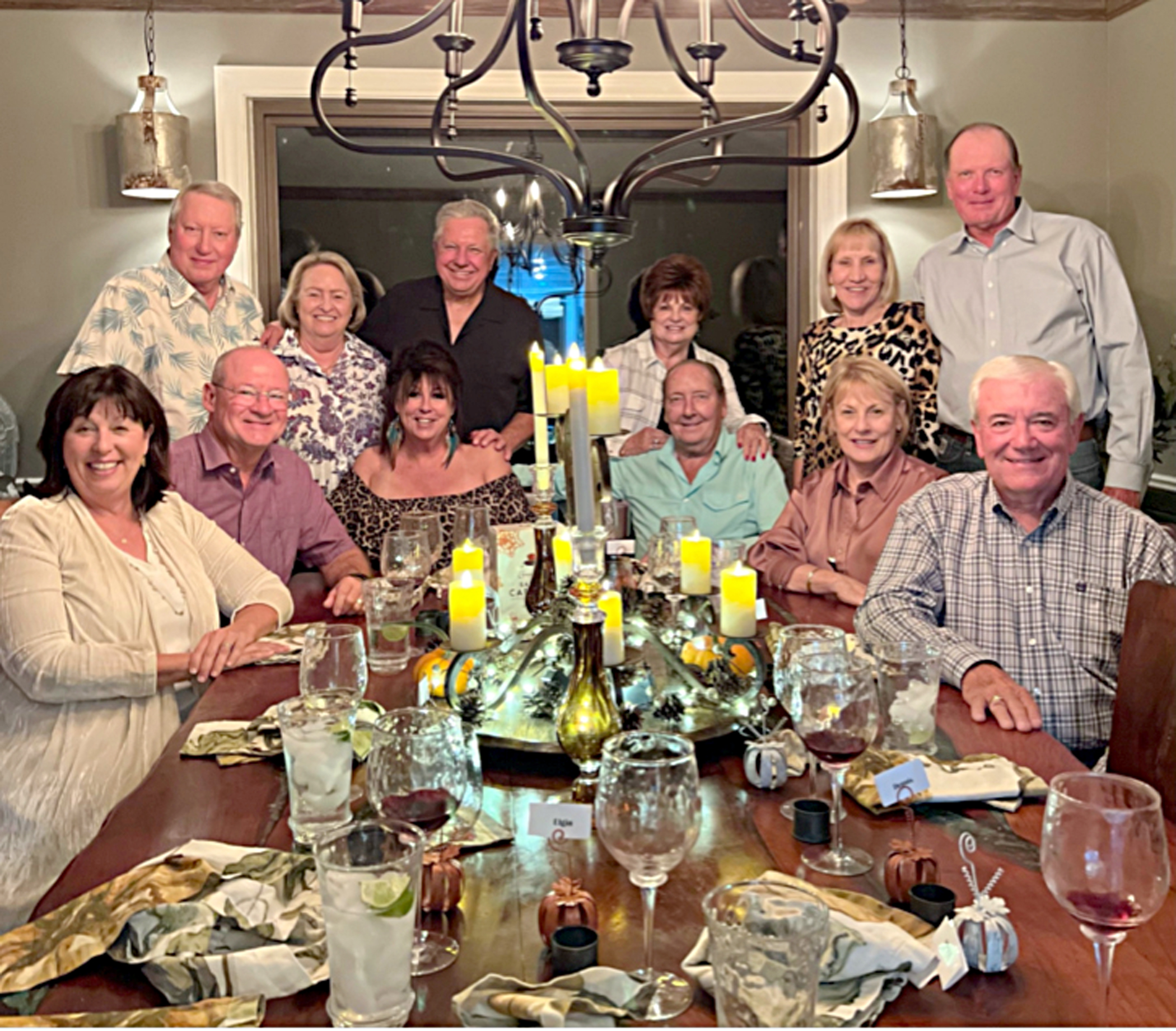 Dinner for 8 purchased as PAT silent auction item | Schulenburg Sticker