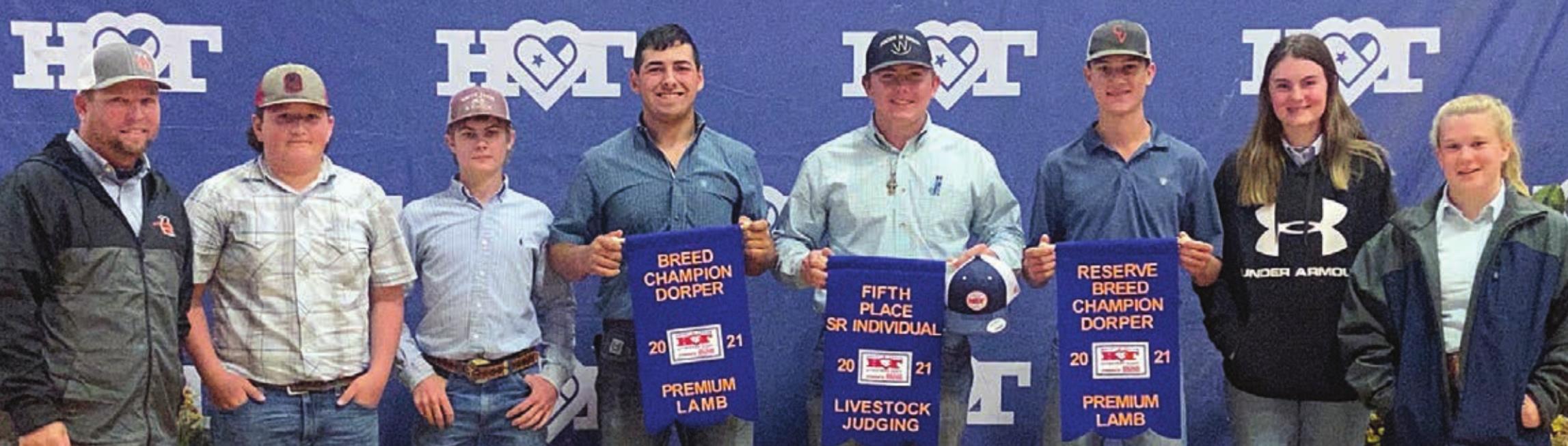 FFA livestock judging team competes in three contests | Schulenburg Sticker
