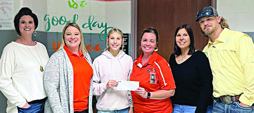 Kyla Faith Memorial Foundation presents grant to SHS, SJH | Schulenburg ...