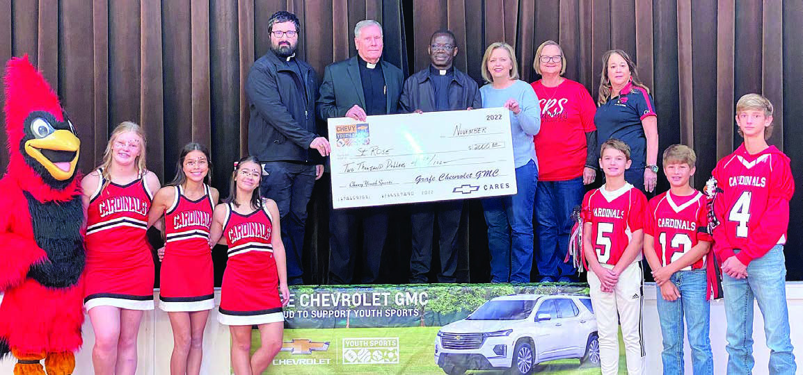 St. Rose gets Chevy Youth Sports program donation | Schulenburg Sticker