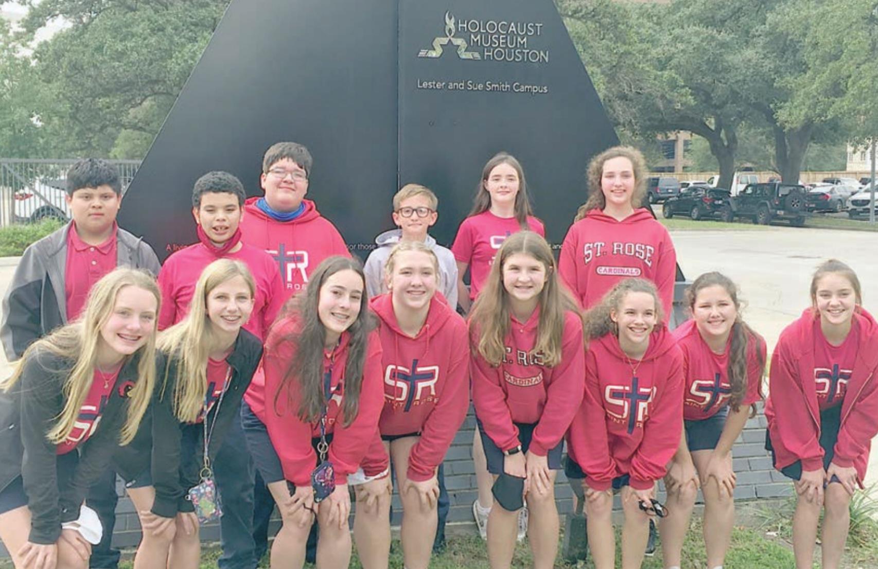 St. Rose eighth graders take field trip to Houston | Schulenburg Sticker
