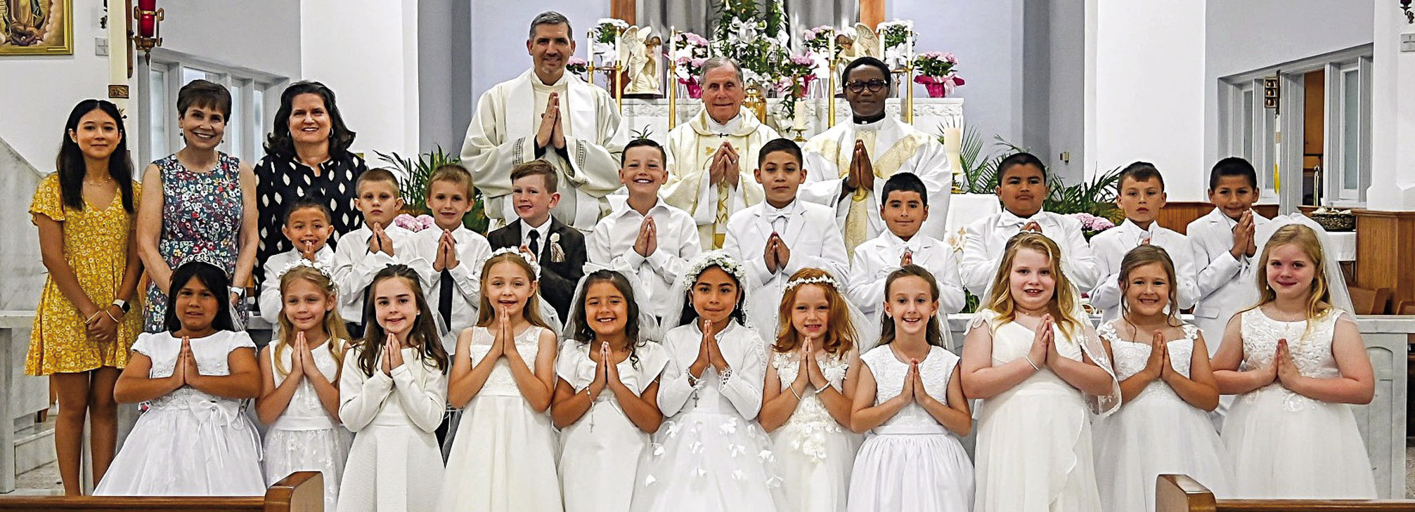 Students receive First Holy Communion at St. Rose Parish | Schulenburg ...