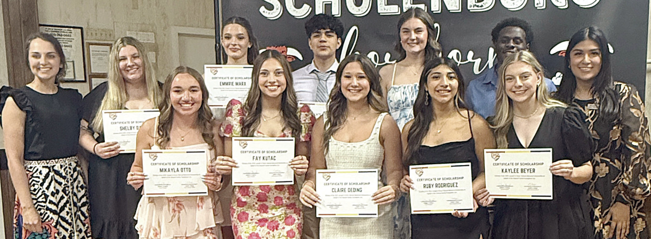 Stanzel scholarships awarded to nine Schulenburg High seniors ...