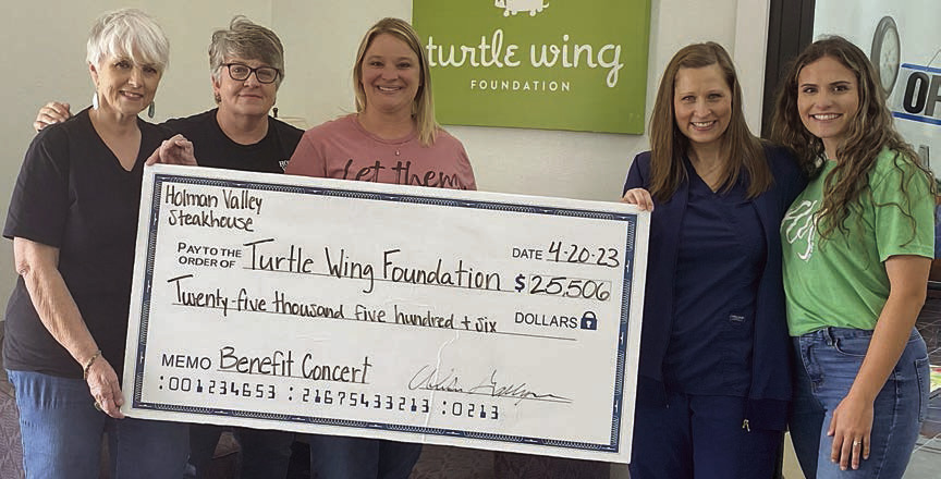 Steakhouse raises over $25,000 for Turtle Wing | Schulenburg Sticker