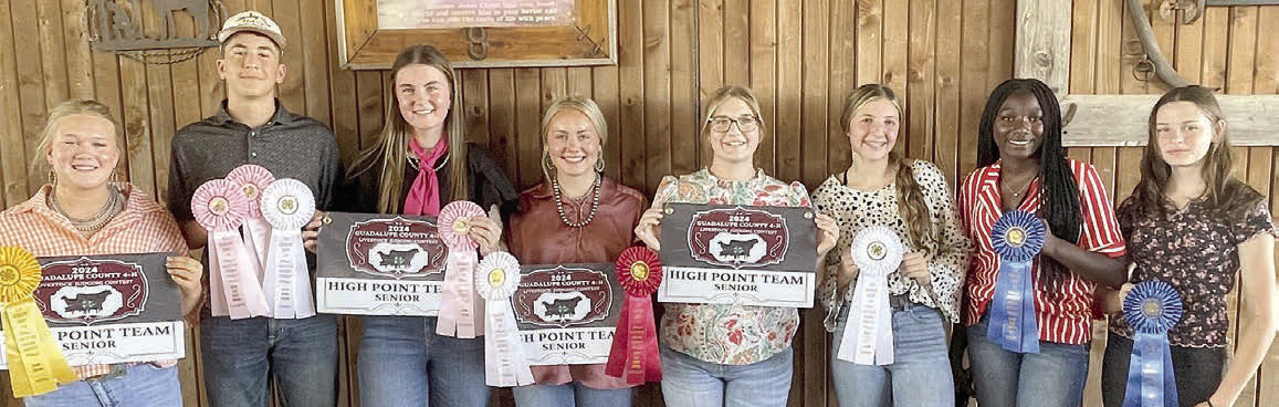 FFA team wins 1st at Guadalupe County Fair livestock judging contest ...