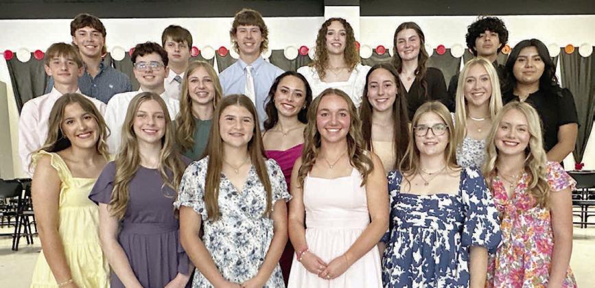 NHS holds induction; seniors get NHS stoles | Schulenburg Sticker