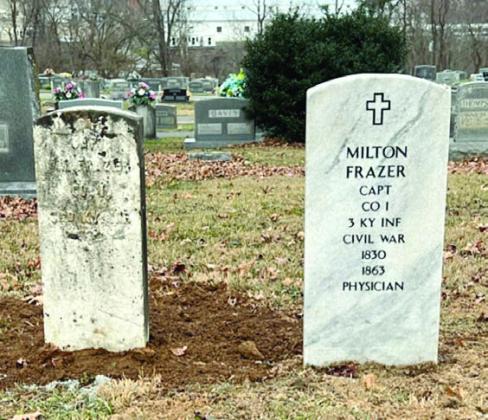 Civil War veteran’s headstone sent home to Kentucky by local American ...